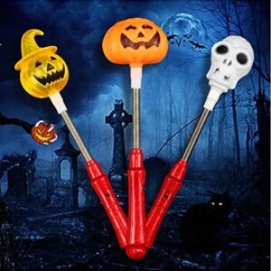 halloween pumpkin flashlight festival party cheer props 3pcs/set