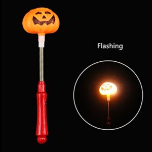 Halloween Pumpkin Flashlight Festival Party Cheer Props 3pcs/Set