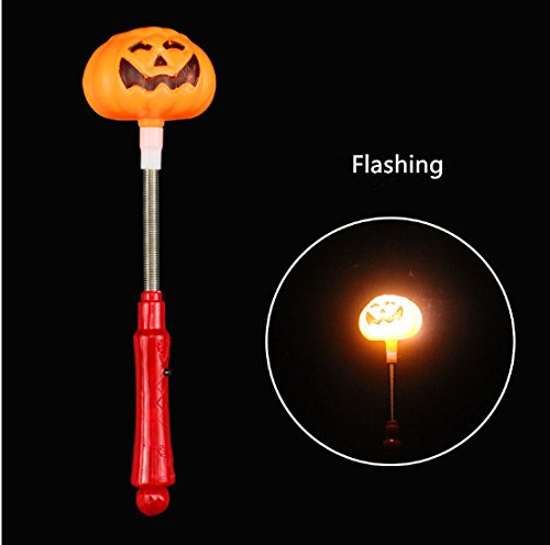 Halloween Pumpkin Flashlight Festival Party Cheer Props 3pcs/Set