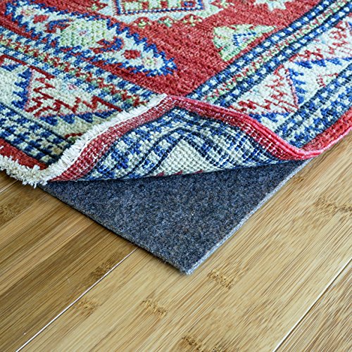 RUGPADUSA - Contour-Lock - 2'6" x 7' - 1/8" Thick - Felt and Rubber - Quality Non-Slip Rug Pad - Subtle Cushioning with Reliable Gripping Power, Safe for All Floors