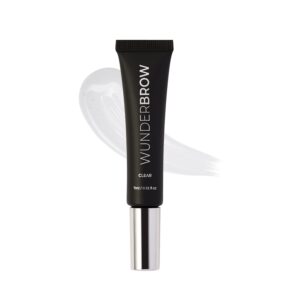 wunderbrow flexi-set clear brow gel, brow setting gel clear, grooming brow hair gel, long-lasting, soft hold