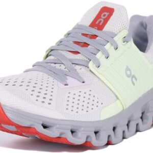 ON Women's Cloudswift Running Shoes, Ice/Oasis, 9.5