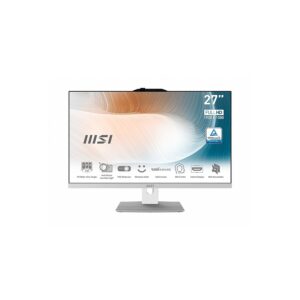 msi modern am272p aio desktop, 27" fhd ips-grade led, intel core i5-1240p, 8gb memory, 512gb ssd, wifi 6, bt 5.1, white, windows 11 home (12m-030us)