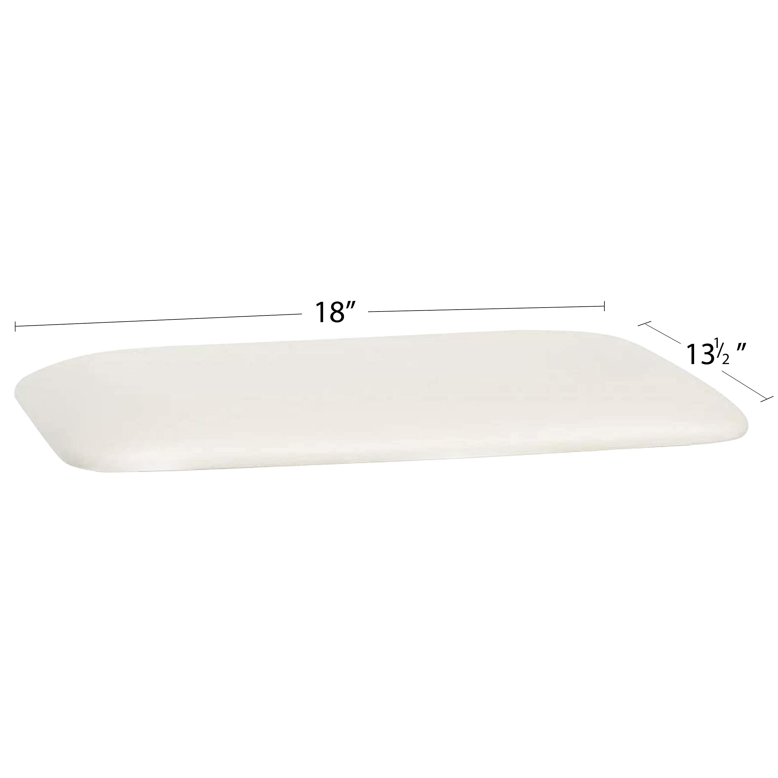 Seachrome P-B180135-NW Replacement Cushion Shower Seat Top Only, White