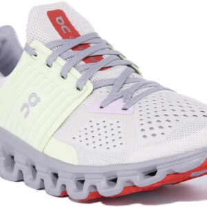 ON Women's Cloudswift Running Shoes, Ice/Oasis, 9