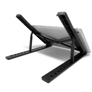 Perfect View Adjustable Laptop and Tablet Stand - Folds & Expands for Travel New