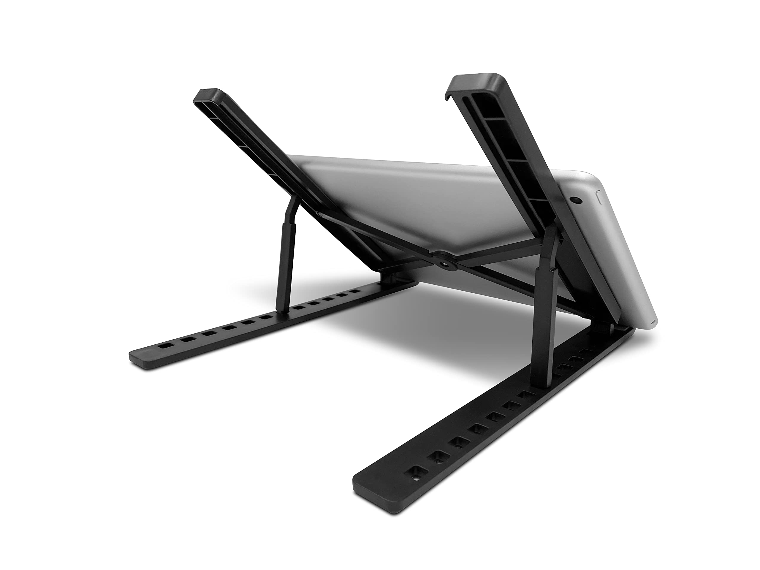 Perfect View Adjustable Laptop and Tablet Stand - Folds & Expands for Travel New