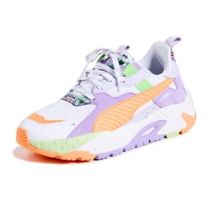 PUMA Rs-TRCK Feelin' Extra Puma White/Orange Peach/Vivid Violet 6.5 B (M)