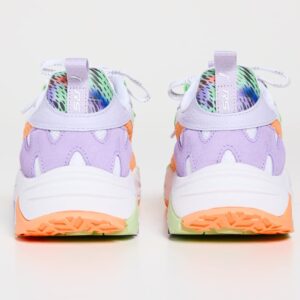 PUMA Rs-TRCK Feelin' Extra Puma White/Orange Peach/Vivid Violet 6.5 B (M)