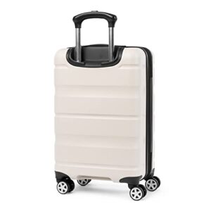 Travelpro Runway 2 Piece Luggage Set, Carry-on & Convertible Medium to Large 28-Inch Check-in Hardside Expandable Luggage, 8 Spinner Wheels, TSA Lock, Hardshell Suitcase, White