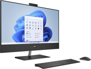 hp pavilion 32 desktop, intel 12th gen i7 processor with 8 cores, 16gb ram, 2tb ssd, 31.5" 4k uhd display, windows 11 pro