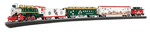 Bachmann Trains - Norman Rockwell Christmas Express - Ready to Run Electric Train Set - HO Scale