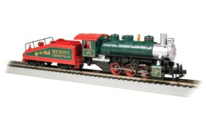 bachmann trains - usra 0-6-0 w/smoke & slope tender - np&s® #25 - christmas - ho scale