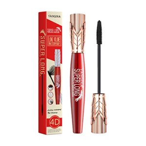 Mascara Two Faced 4d Fiber Mascara, Waterproof-Fiber Long Curly, No Dizzy, Crown Shaped Mascara 10ml Celebration Gift Set