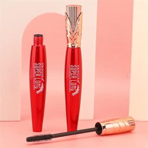 Mascara Two Faced 4d Fiber Mascara, Waterproof-Fiber Long Curly, No Dizzy, Crown Shaped Mascara 10ml Celebration Gift Set