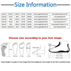 Zapatos Casuales de Mujer Womens Sneakers Sock Women’s Lace Up Loafers Comfortable Walking Shoes(0620jia66#A01 Pink,Size 10)