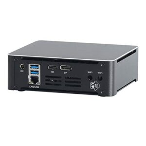 hunsn 4k mini pc, desktop computer, server, quad core i7 7700hq 7820hk 7820hq, windows 11 or linux ubuntu, bm21b, dp, hdmi, 6 x usb3.0, type-c, lan, smart fan, 32g ram, 1tb ssd