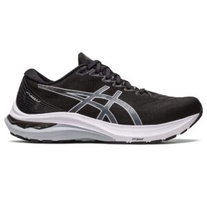 ASICS Women's GT-2000 11 Running Shoes, 9, Black/White