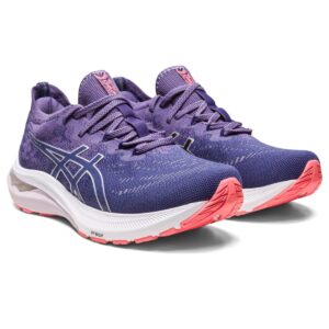 ASICS Women's GT-2000 11 Mesh Knit Running Shoes, 9.5, Indigo Blue/Pure Silver