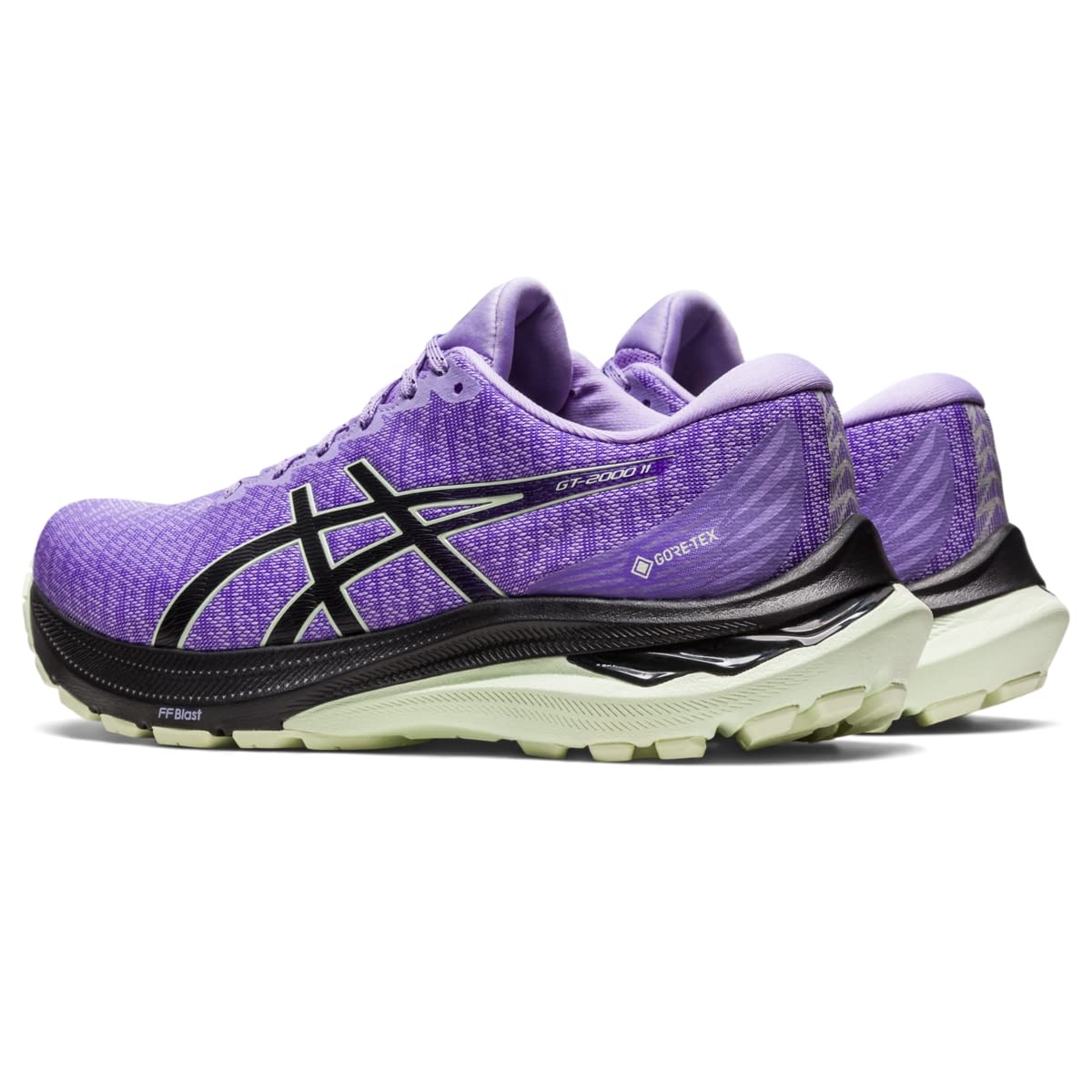 ASICS Women's GT-2000 11 GTX Running Shoes, 10, Digital Violet/Black