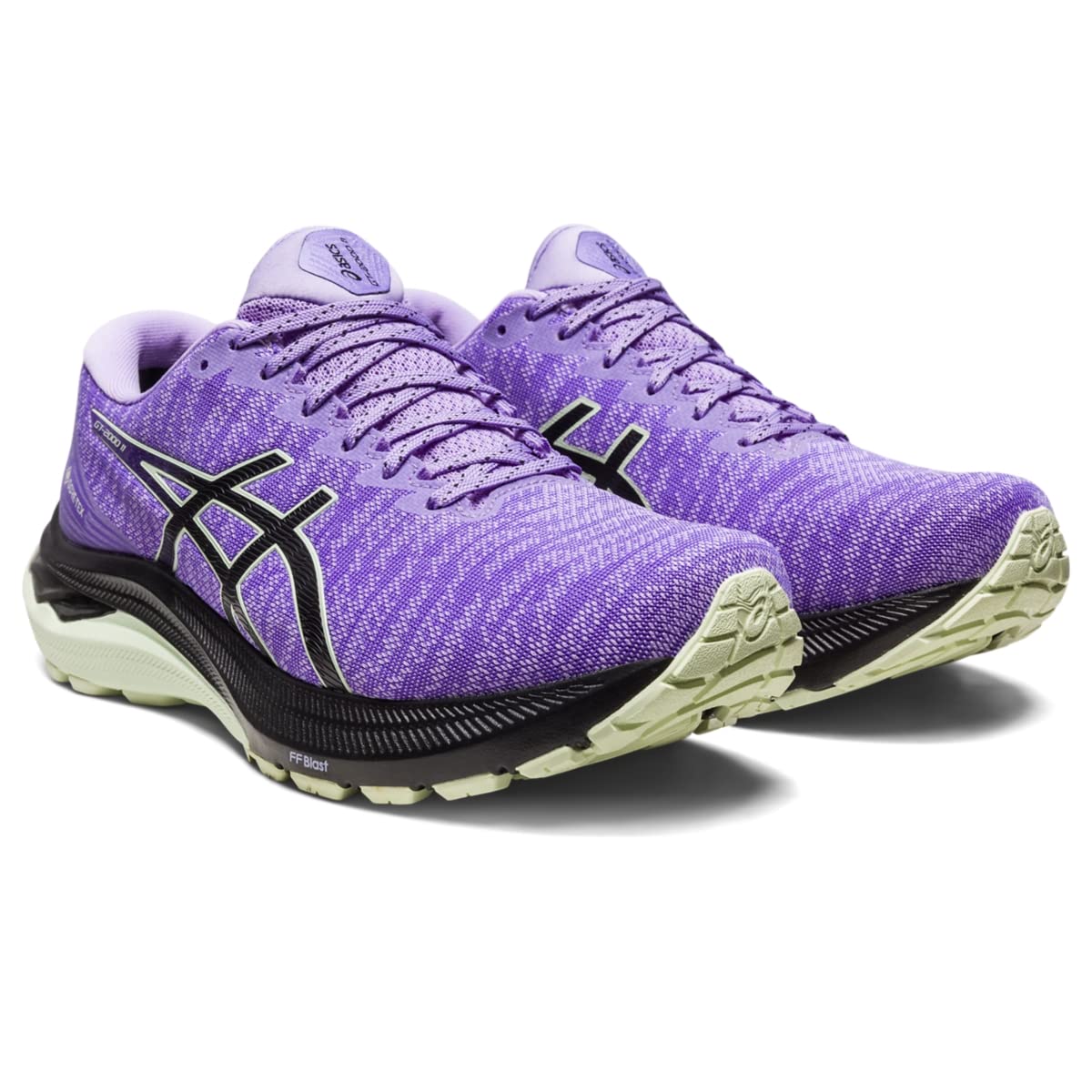 ASICS Women's GT-2000 11 GTX Running Shoes, 10, Digital Violet/Black