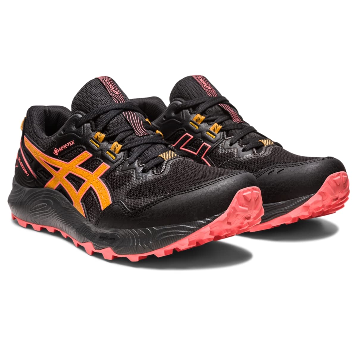 ASICS Women's Gel-Sonoma 7 GTX Running Shoes, 10, Black/Sandstorm