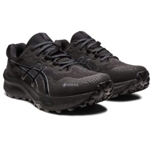 ASICS Women's Gel-Trabuco 11 GTX Running Shoes, 9.5, Black/Carrier Grey