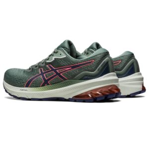 ASICS Women's GT-1000 11 Trail Running Shoes, 8, Nature Bathing/Papaya