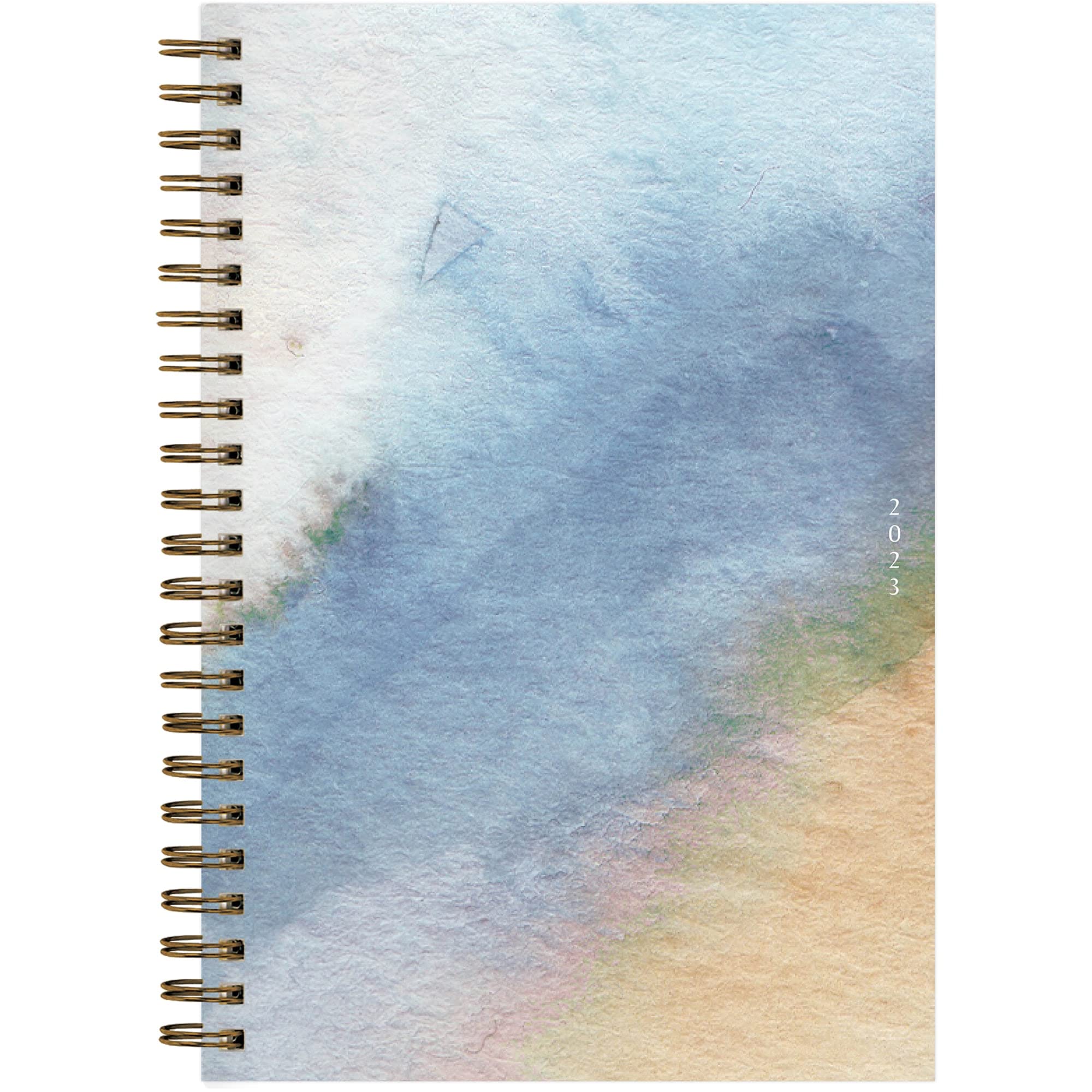 Blue Sky Sustainability 2023 Weekly and Monthly Planner, January - December, 5" x 8", Flexible Cover, Wirebound, Andreo (137950-23)