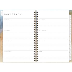 Blue Sky Sustainability 2023 Weekly and Monthly Planner, January - December, 5" x 8", Flexible Cover, Wirebound, Andreo (137950-23)