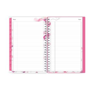 Blue Sky 2023 Weekly and Monthly Planner, January - December, 5" x 8", Clear Pocket Cover, Wirebound, Orchid (142084)