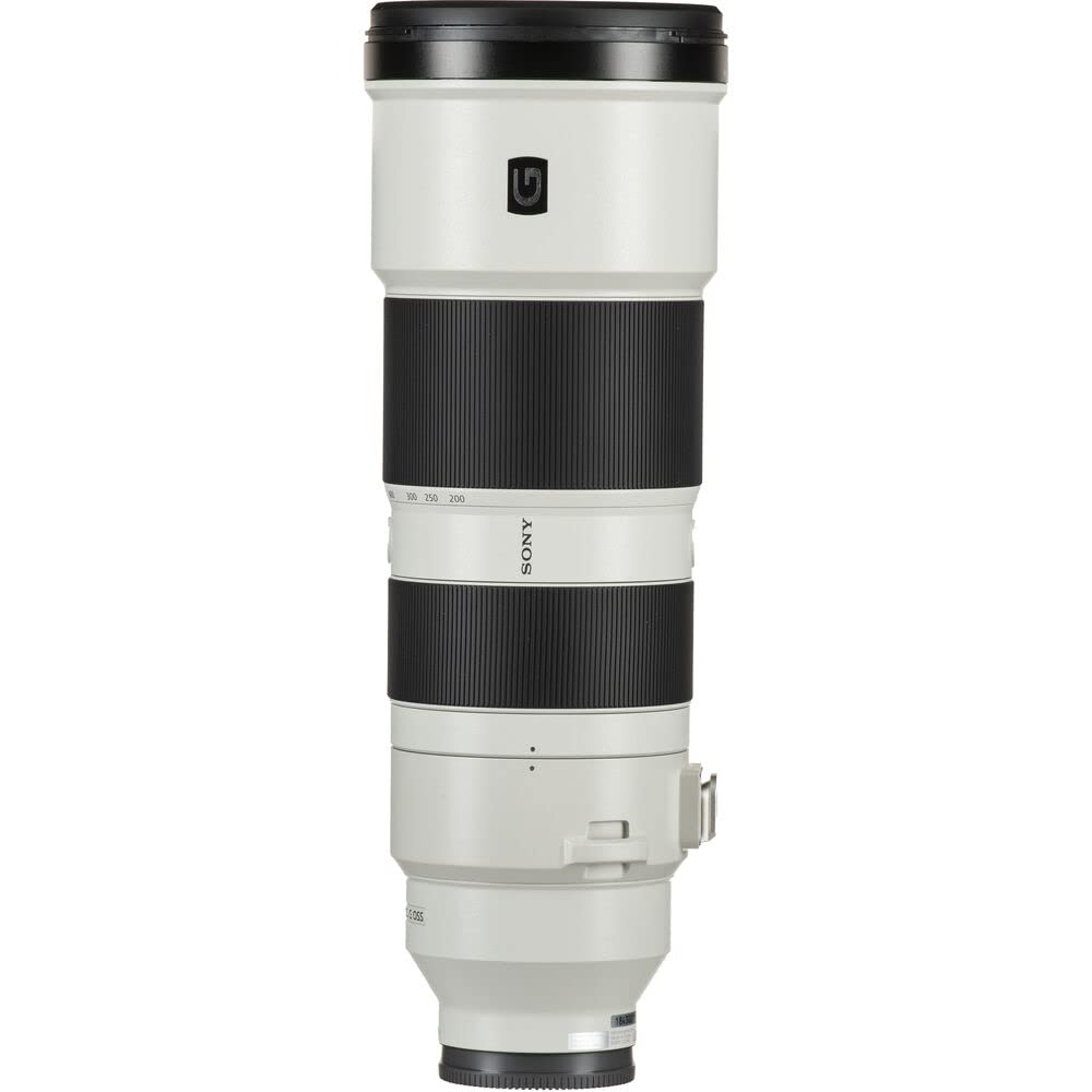 Sony FE 200-600mm f/5.6-6.3 G OSS Lens (SEL200600G) + Lens Cap Keeper + Cleaning Kit + More (Renewed)