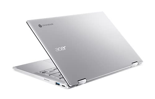 Acer Chromebook Enterprise Spin 514 Convertible Laptop | Intel Core i3-1110G4 | 14" FHD IPS Touch Gorilla Glass | 8GB LPDDR4X | 128GB SSD | Wi-Fi 6 | Backlit Keyboard | Chrome OS | CP514-2H-39R7