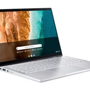 Acer Chromebook Enterprise Spin 514 Convertible Laptop | Intel Core i3-1110G4 | 14" FHD IPS Touch Gorilla Glass | 8GB LPDDR4X | 128GB SSD | Wi-Fi 6 | Backlit Keyboard | Chrome OS | CP514-2H-39R7