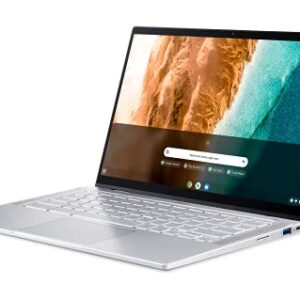 Acer Chromebook Enterprise Spin 514 Convertible Laptop | Intel Core i3-1110G4 | 14" FHD IPS Touch Gorilla Glass | 8GB LPDDR4X | 128GB SSD | Wi-Fi 6 | Backlit Keyboard | Chrome OS | CP514-2H-39R7