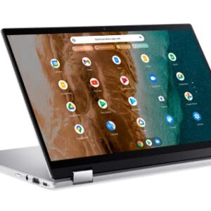 Acer Chromebook Enterprise Spin 514 Convertible Laptop | Intel Core i3-1110G4 | 14" FHD IPS Touch Gorilla Glass | 8GB LPDDR4X | 128GB SSD | Wi-Fi 6 | Backlit Keyboard | Chrome OS | CP514-2H-39R7