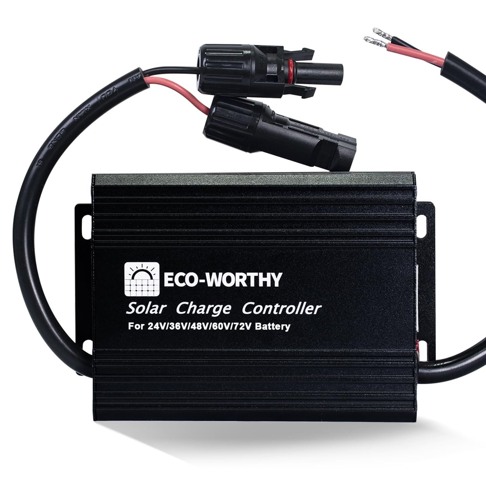 ECO-WORTHY Boost MPPT Solar Charge Controller 12A Solar Panel Regulator 24V/36V/48V/60V/72V Lead-Acid, LiFePO4, Gel, Flooded Battery in Golf Cart Electric Vehicles Solar System