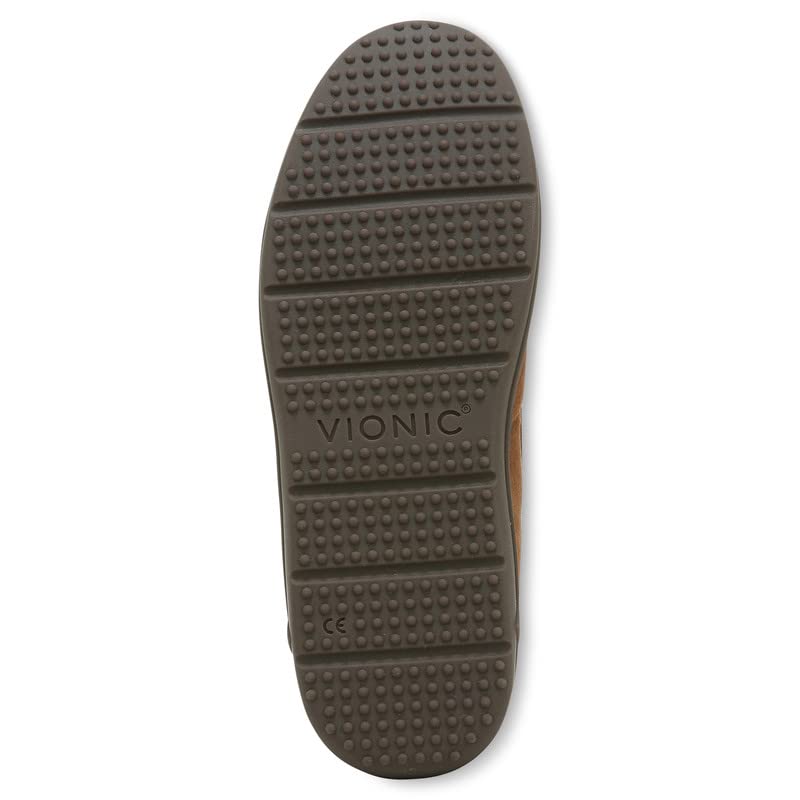 Vionic Gustavo Men's Orthotic Slipper With Removable Insoles Toffee - 11 Medium