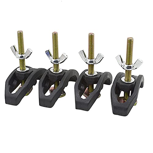 4 Pcs Arcuate Press Plate Clamp, CNC Arcuate Press Plate Clamp, High Accurancy Engraving Machine Parts Press Plate Clamp Fixture Fastening Platen Router for T-Slot Working Table