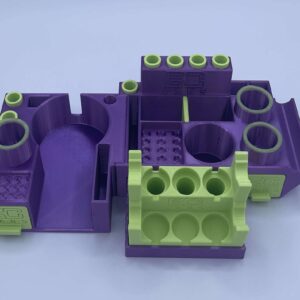 BC Labs Dab Rite Modular Caddy Purple Green