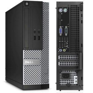 Dell OptiPlex Computer Desktop PC, Intel Core i5 3rd Gen, 16GB RAM, 1TB HDD, MTG New 20 inch LED Monitor, RGB Speaker and Keyboard Mouse, WiFi, Windows 10 Pro (Renewed)