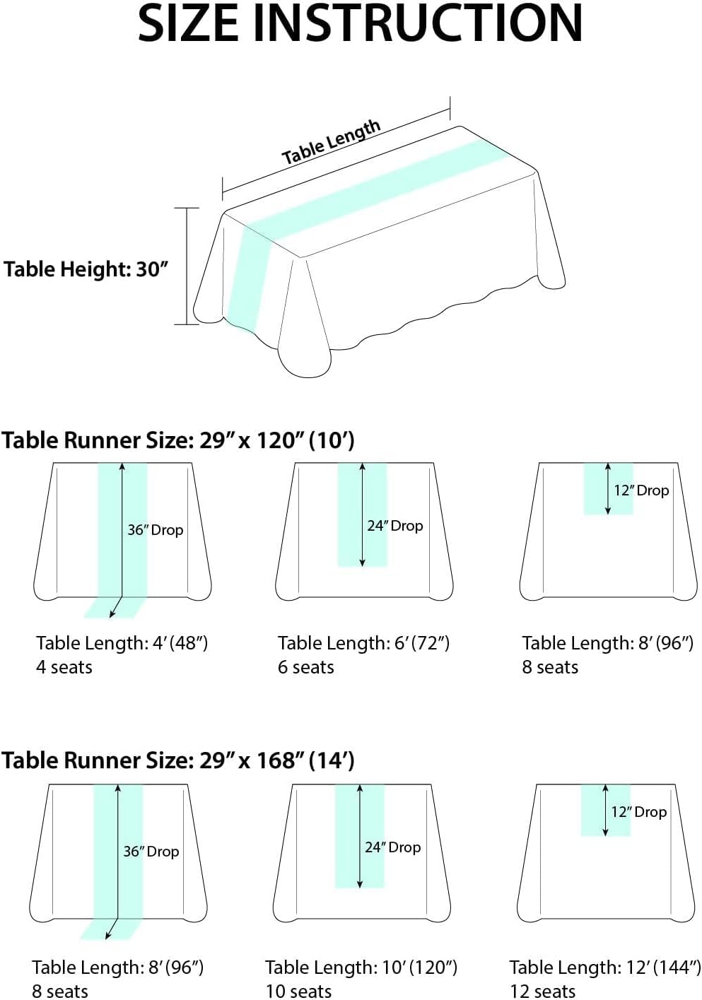 Ling's Moment 14Ft x 35" Wide Olive Moss Green Gauze Semi-Sheer Table Runner Cheesecloth Tablecloth for Wedding Party Bridal Shower Boho Table Decor Moss Green…