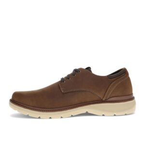 dockers mens rustin rugged casual oxford shoe, dark tan, 11 m