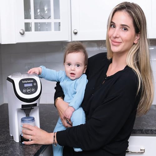 Baby Brezza Formula Pro Mini Baby Formula Mixer Machine Fits Small Spaces and is Portable for Travel– Bottle Makers Makes The Perfect Bottle for Your Infant On The Go, White