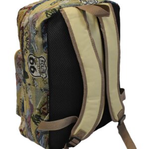 Karriage-Mate Cotton Canvas Sports Backpack. Route 66-Theme