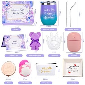 Birthday Gifts for Women, Unique Gift Baskets for Mom, Spa Relaxing Gifts Box for Her, Thank You Gifts for Who Have Everything, Get Well Soon Gifts for Women Female Wife Mom Sister