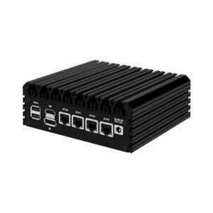 hunsn micro firewall appliance, mini pc, vpn, router pc, intel n5105, rj03, aes-ni, 4 x intel 2.5gbe i226-v lan, type-c, tf, m.2 wifi 6 slot, barebone, no ram, no storage, no system