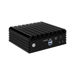 HUNSN Micro Firewall Appliance, Mini PC, VPN, Router PC, Intel N5105, RJ03, AES-NI, 4 x Intel 2.5GbE I226-V LAN, Type-C, TF, M.2 WiFi 6 Slot, Barebone, NO RAM, NO Storage, NO System