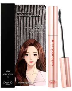 amts x webtoon true beauty, natural lengthening black mascara volume and length, tubing mascara waterproof, lash extension, no smudge, no flaking, korean makeup kbeauty kdrama