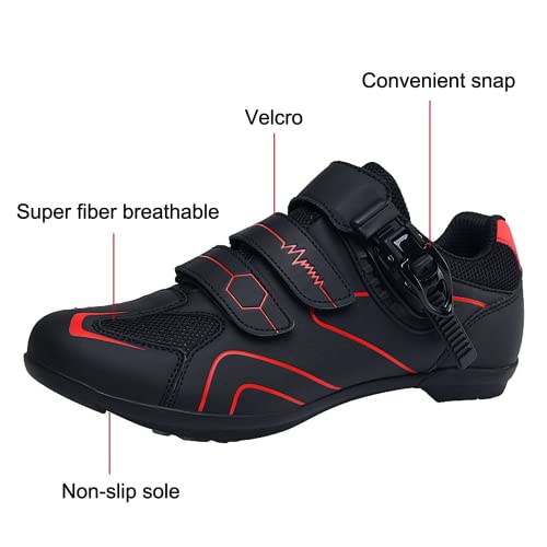 BORAMAX Womens Cycling Shoes Womens Road Bike Riding Shoes Causal Womens Road Cycling Shoes Outdoor Road Bike Shoes Silver